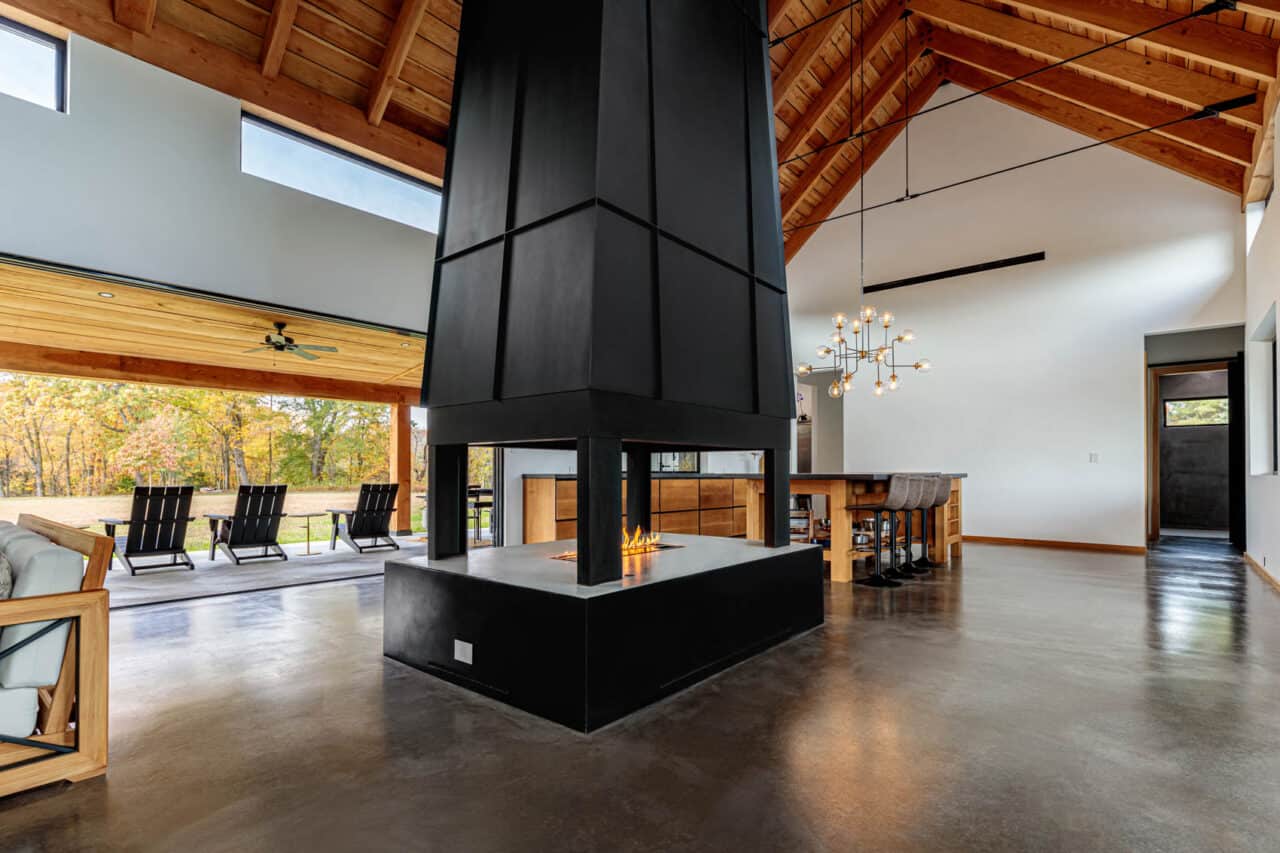 Modern Timber Frame Home | Quarry View Building Group