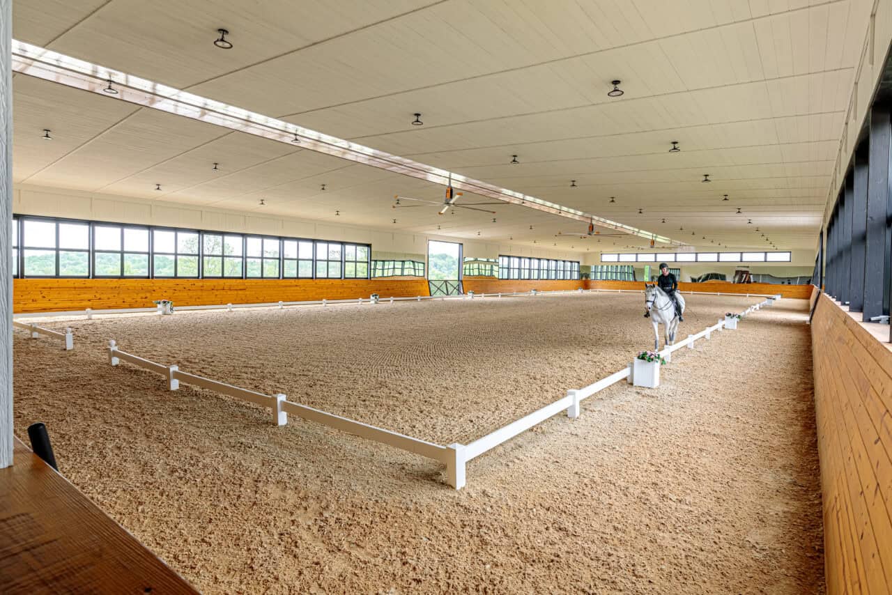 16 Stall Barn, Service Barn, & Riding Arena | Bolinvar Farm