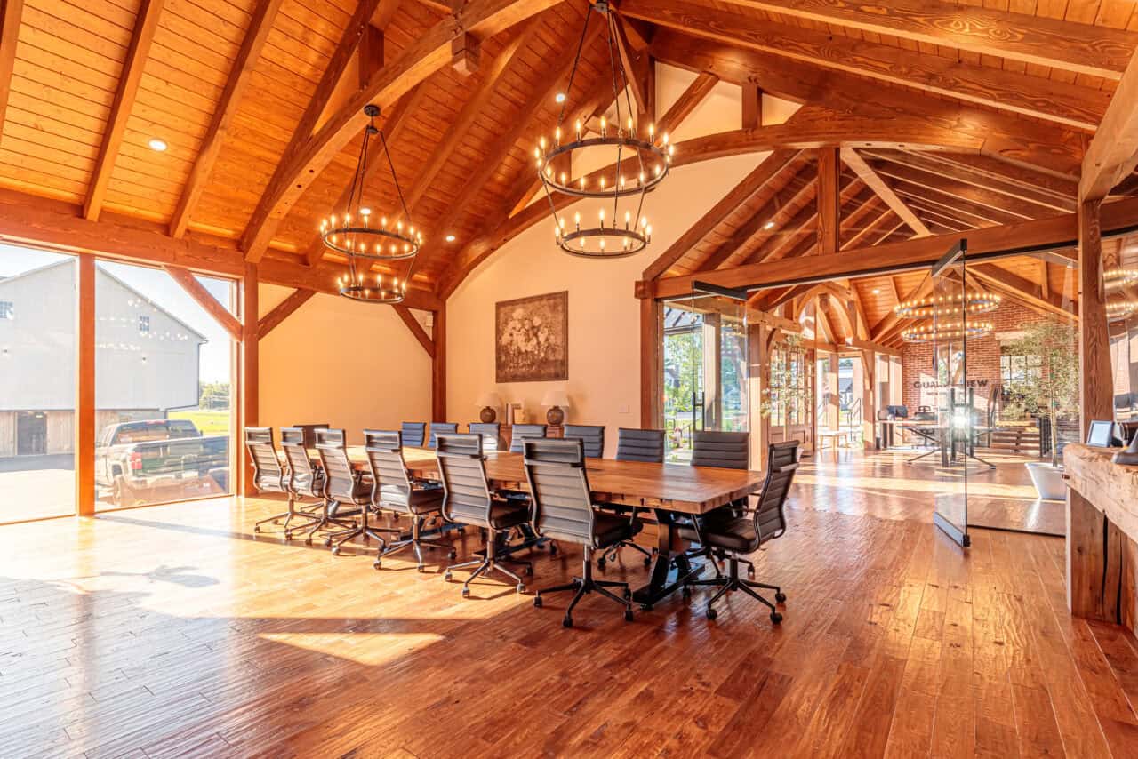 Commercial Timber Frame Campus | Quarry View Building Group